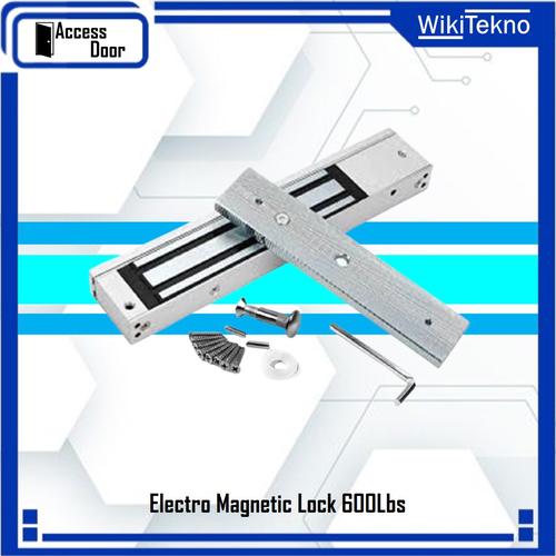 Jual Magnetic Lock 600 Lbs 2 LED - EM Lock Access Control - Jakarta ...
