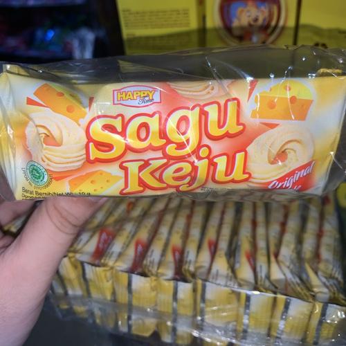 Jual PROMO Happy Time Sagu Keju Cheese Sagoo Renceng isi 20 Pcs 6 gram ...