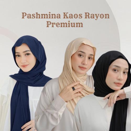 Promo Pashmina Kaos Rayon Premium Pashmina Turki Shawl Kaos Rayon Super ...