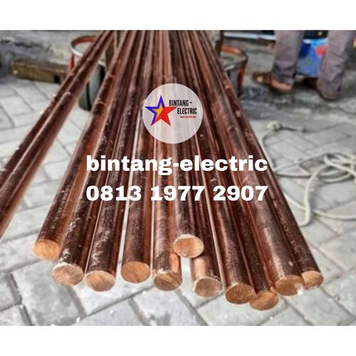 Jual Stick Rod / Stik Grounding 12,5mm x 2mtr Full Tembaga Asli Tembaga ...
