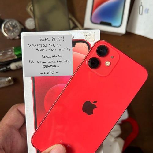Jual iPhone 12 Mini (PRODUCT)RED 128 GB imei resmi terdaftar kmenperin ...