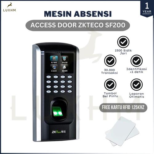 Jual Mesin Fingerprint Absensi Terbaru ZKTECO SF200 | Mesin Absensi Fingerprint Dan Akses ...