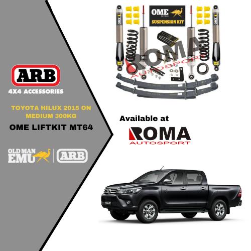 Jual ARB OLD MAN EMU SUSPENSION MT64 KIT TOYOTA HILUX 2015 ON MEDIUM ...