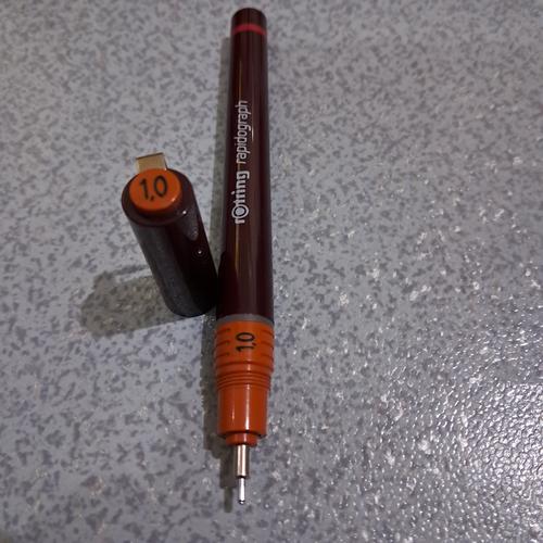 Jual Rotring Rapidograph 1.0 rapido jerman pulpen gambar teknik ...
