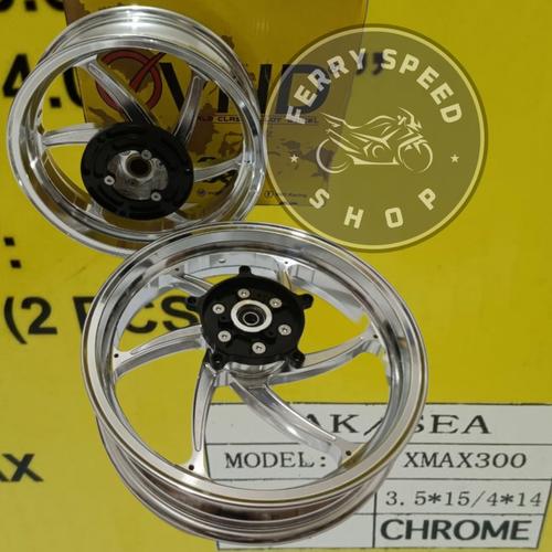 Jual Velg Racing Vnd Six Star Xmax 250 new & old / Pelek VNd Xmax 250 ...