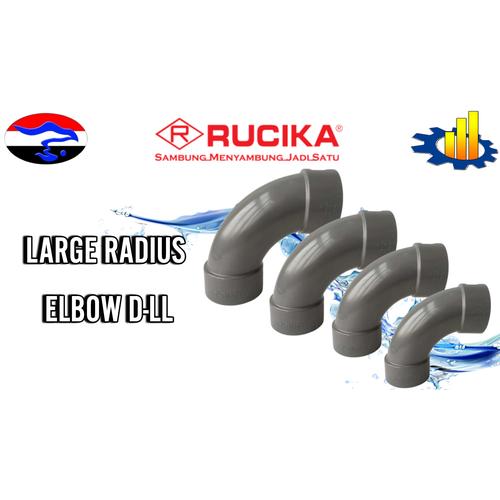 Jual LARGE RADIUS ELBOW PIPA PVC Merk RUCIKA Jenis D-LL - 1 1/2 inch - Kota Denpasar - MEP KAWE ...