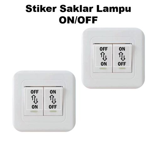 Jual Stiker On Off untuk saklar Lampu Stiker Saklar Lampu - ON-OFF ...