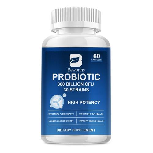 Promo Beworths Probiotic 300 Billion CFU isi 60 capsules - Jakarta ...