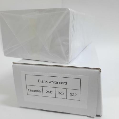 Jual Kartu Pvc Putih Polos / Blank White Id card (BOX) - Jakarta Barat ...