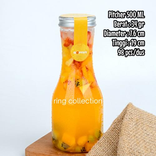 Jual Botol Pitcher 500 ml botol juice premium botol kombucha - D52 ...