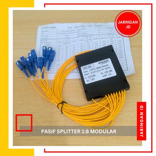 Jual PASSIVE SPLITTER/ PASIF SPLITTER MODULAR 1:8 FIBER OPTIC - Kab ...