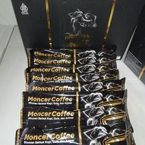 Jual kopi Mocer coffee original 1 BOK isi 8sachet Kopi bubuk penambah ...