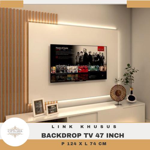 Jual Cipta Jaya - Backdrop Tv Digital 47 inc Ukuran Panjang 124 cm ...