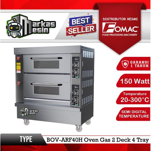 Jual Gas Oven Roti 2 Deck 4 Tray Pemanggang Roti BOV-ARF40H FOMAC - BOV ...