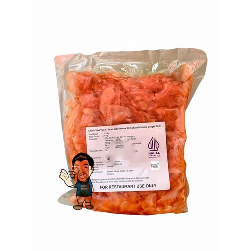 Jual Sushi Gary Pink- Ginger Pink- Acar Jahe muda Halal 1Kg - Jakarta ...