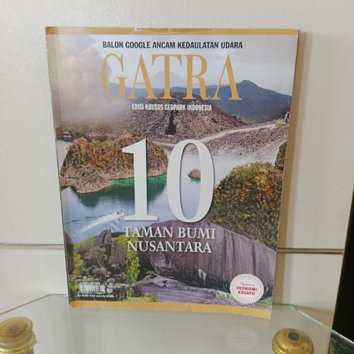 Jual Majalah Gatra Edisi Khusus Geopark Indonesia 10 Taman Bumi ...