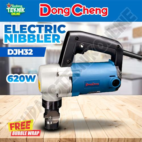 Jual Mesin Potong Plat Besi DONGCHENG DJH32 / Mesin Pemotong Plat Baja Ringan Besi Nibbler ...