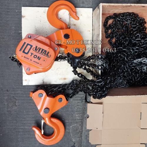 Jual Takel Chain Block 10 Ton 5 Meter Vital Japan Takel Hand Manual ...