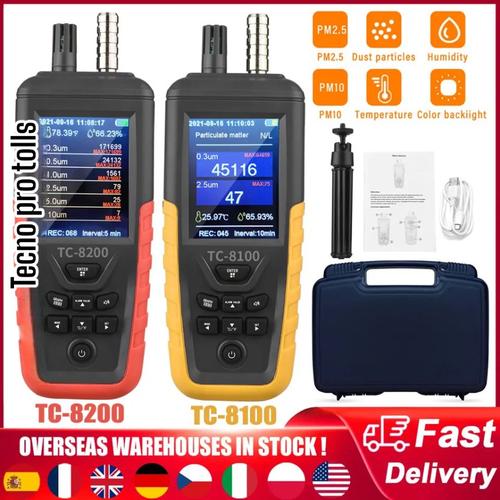 Jual Dust Particle Counter Data Logger PM2.5 PC TC8100 Air Partikel ...