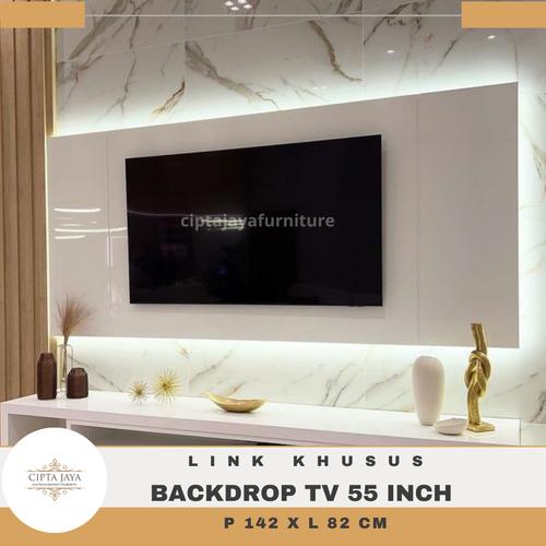 Jual Cipta Jaya - Backdrop Tv Digital 55 inc Murah Gantung Minimalis ...