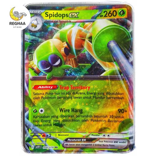 Jual POKEMON TCG CARDS SPIDOPS EX SV1A HANTAMAN TRIPLET - Kota ...
