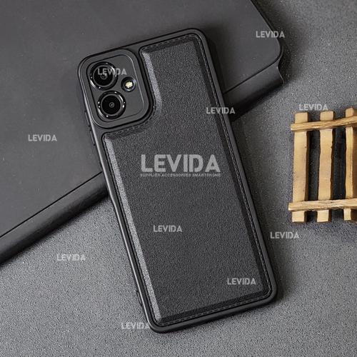 Jual Luxury Case Leather Pro Kamera Black Samsung A06 - LEATHER ...