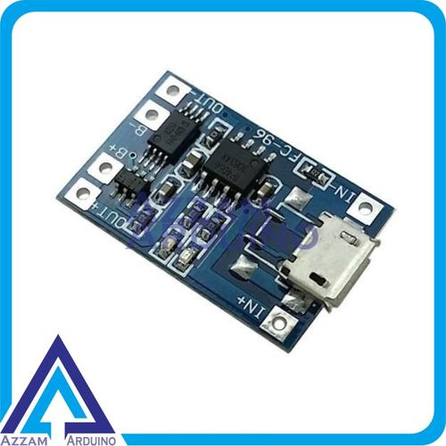 Jual Modul TP4056 Micro USB 1A 5V Dengan Proteksi Battery Charging ...
