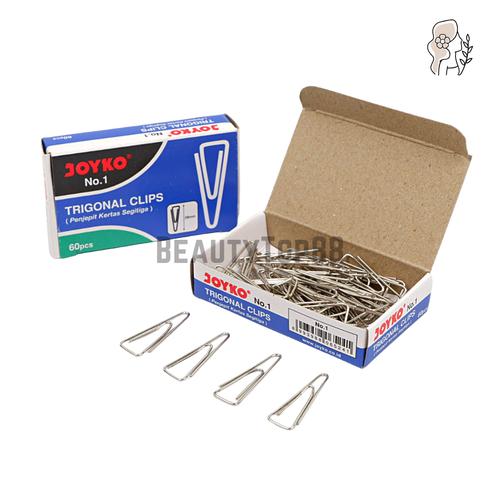Jual Trigonal Paper Clip No.1 Joyko - Klip Penjepit Kertas Segitiga ...