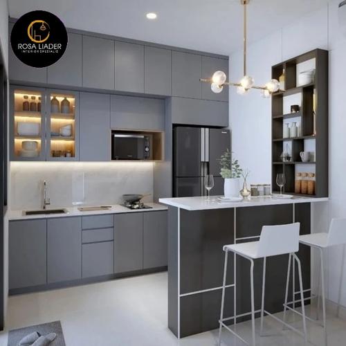 Jual Kitchen Set Meja Bar Costum hpl - Kota Depok - Rosa liader ...