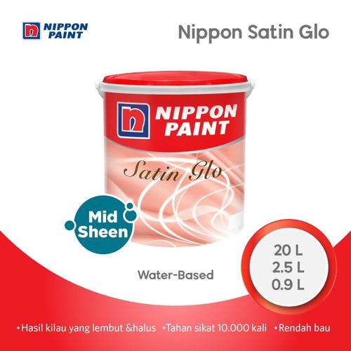 Jual Cat Tembok Interior Nippon Paint Satin Glo Tinting / Oplos / Mix 1 ...