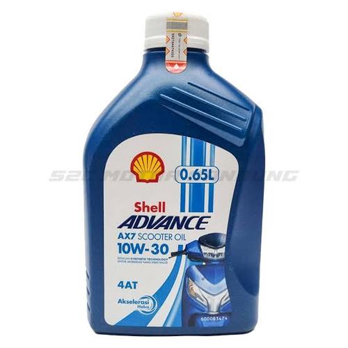 Jual OLI SHELL ADVANCE AX7 MATIC SCOOTER 0.65 LITER 650 ML 10W/30 100% ...