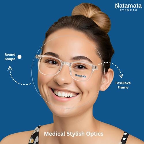 Jual Natamata - Face Shape - Kacamata untuk Wajah Bulat Frame FoxGlove ...