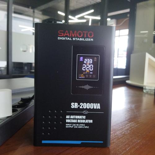 Jual SAMOTO Relay Stabilizer 2000VA / 2 KVA / SR-2000VA Relay Control ...