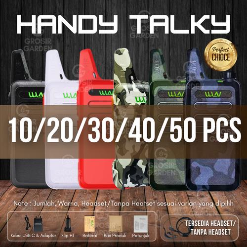 Jual Paket HT WLN UHF KD C1 Two Way Radio Handie Walkie Talkie WLAN ...