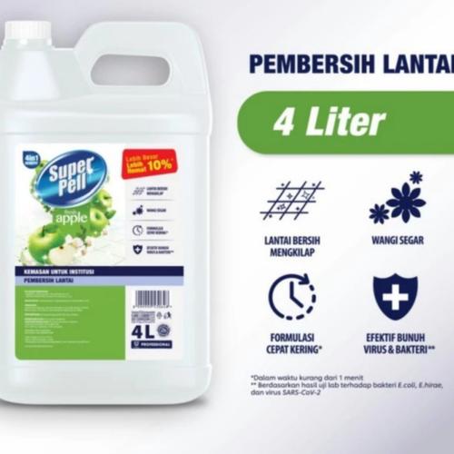 Jual Karbol Superpell Sabun Cair Lantai 4.5 Liter Aroma Cemara Apel ...