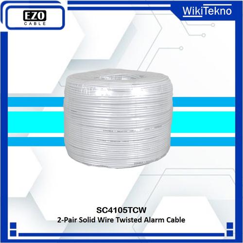 Jual Kabel Alarm 2 Pair Solid Wire 4x1x0.5mm - EZO SC4105TCW 300m ...