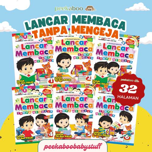 Jual BUKU ANAK LANCAR MEMBACA TANPA MENGEJA PAUD TK | BUKU BELAJAR ANAK ...
