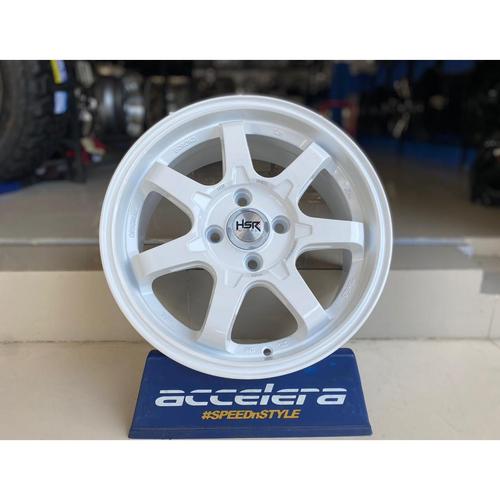 Jual Velg Mobil HSR JDM RACING R15 Model Te37 Putih/White Type Tjh Hole ...