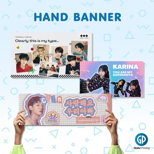 Jual CETAK HAND BANNER / SLOGAN FREEBIES KPOP - Jakarta Barat - Grafur ...