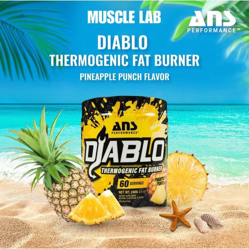 Jual ANS DIABLO Fat Burner 60 Servings - PINEAPPLE PUNCH - Jakarta ...