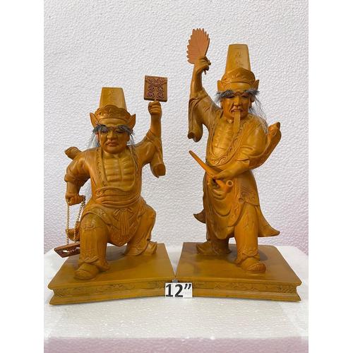 Jual patung dewa ta ye er ye / tua ya di ya 大爺二爺 full kayu - Jakarta ...