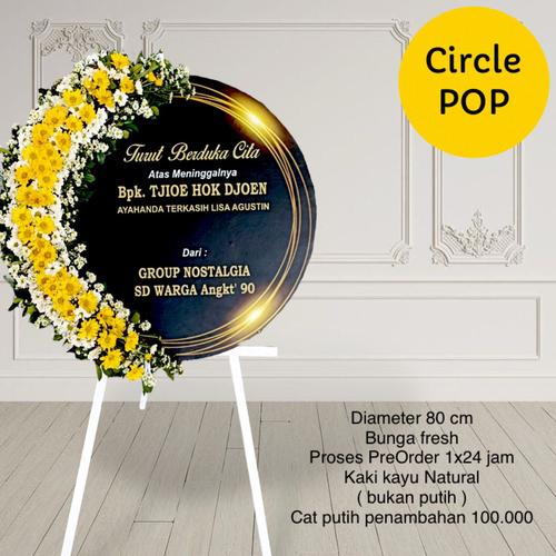 Jual Bunga Papan “ Circle Pop” cocok untuk dukacita / congrats ...