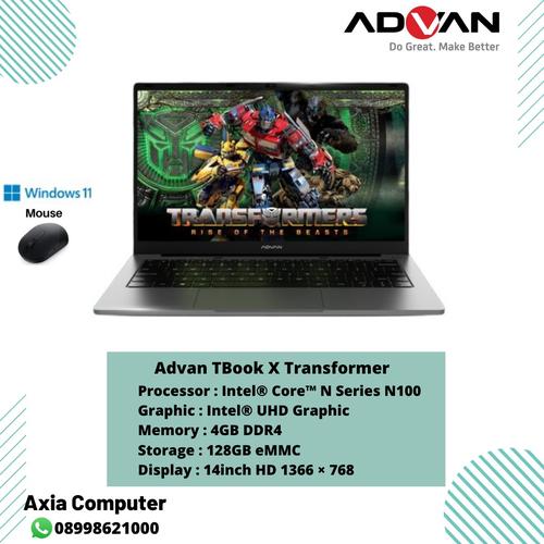 Jual Advan TBOOK X TRANSFORMER 14 inch Intel N100 4GB / 128GB Windows ...