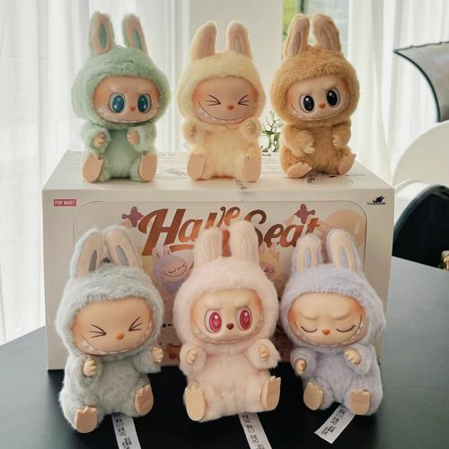 Jual Labubu x Pop Mart V2 Have a Seat The Monster Keychain Plush - ZIZI ...