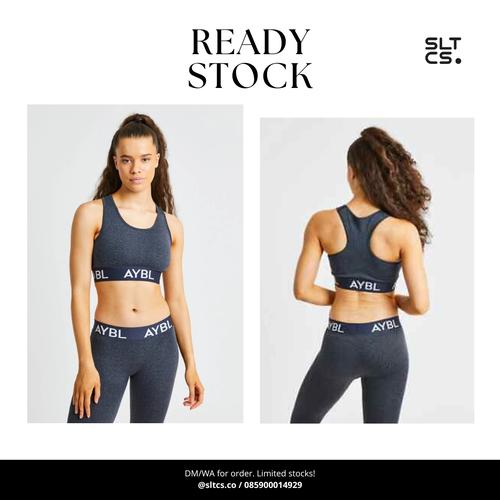 Jual AYBL Staple Seamless Sport Bra - Speckle Black - XS - Sport Bra ...
