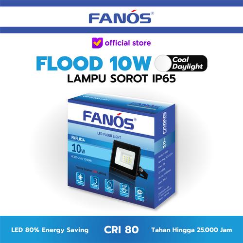 Jual FANOS Flood Light Lampu Sorot/Tembak Led 265V 10WATT - Cool ...
