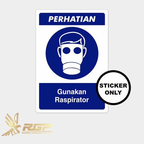 Jual Sticker Safety Sign APD - Gunakan Respirator - Kota Bekasi ...