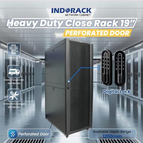 Jual Rak Server 19 Inch INDORACK PRO12045 Standing Close Rack Heavy ...