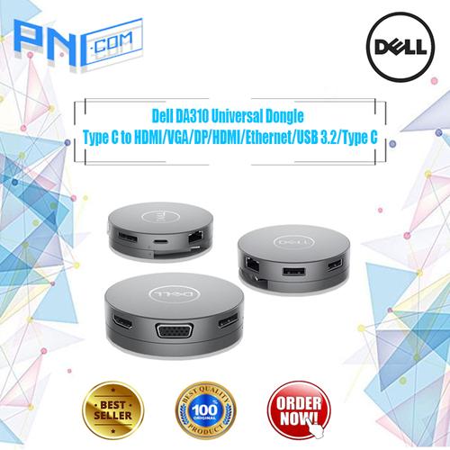 Jual Dell DA310 Universal Dongle-Type C to HDMI/VGA/DP/HDMI/Ethernet ...