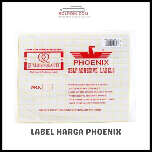 Jual Label Nama PHOENIX Sticker Label Harga Stiker Label Polos Sticker ...